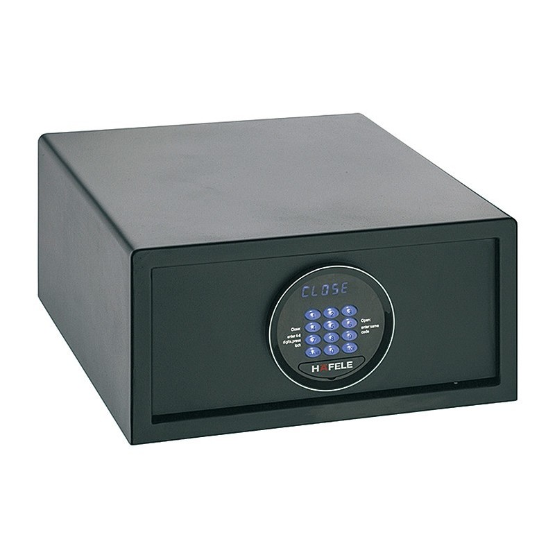 Pengeskap - med innvendig belysning