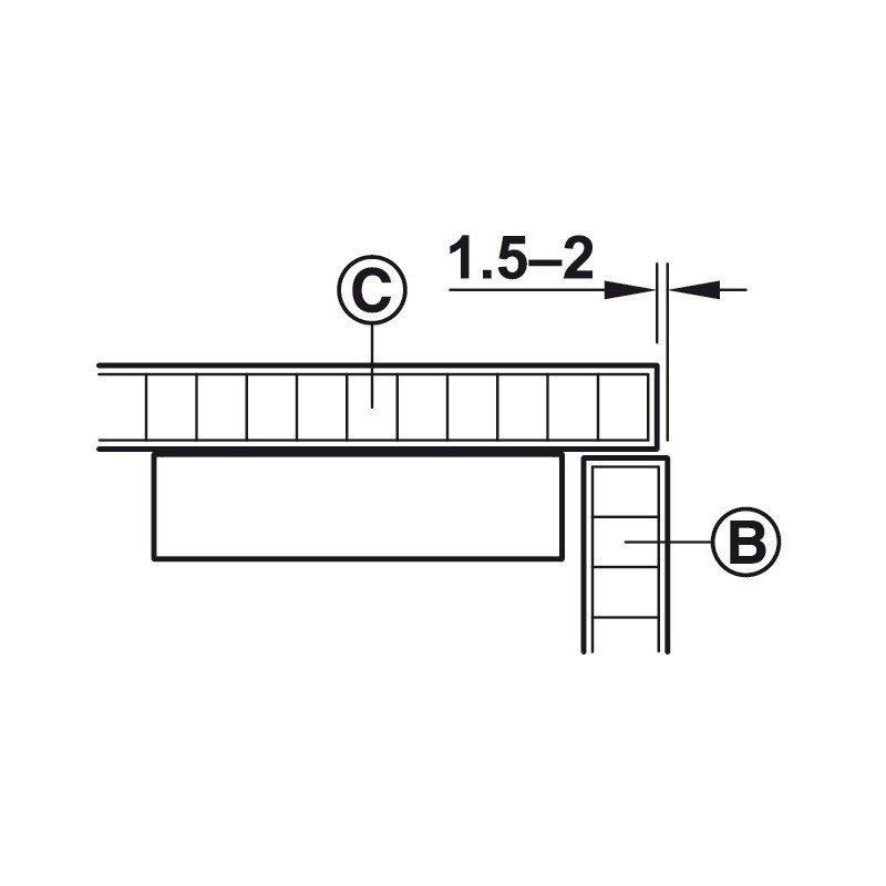 Fjærspennlås Tutch-Latch